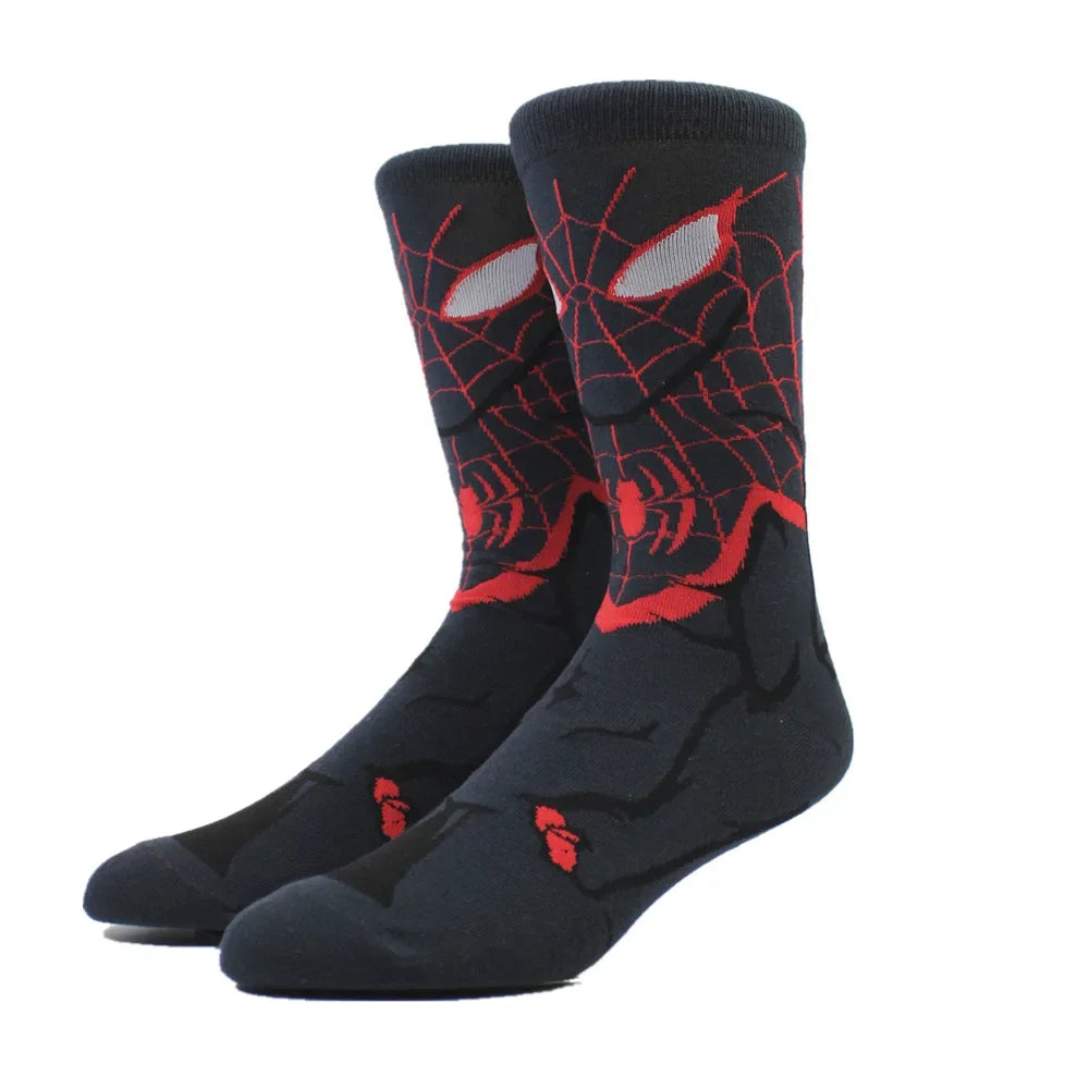 Spider Man 'Miles Morales' Crew Socks — Little Sock Store