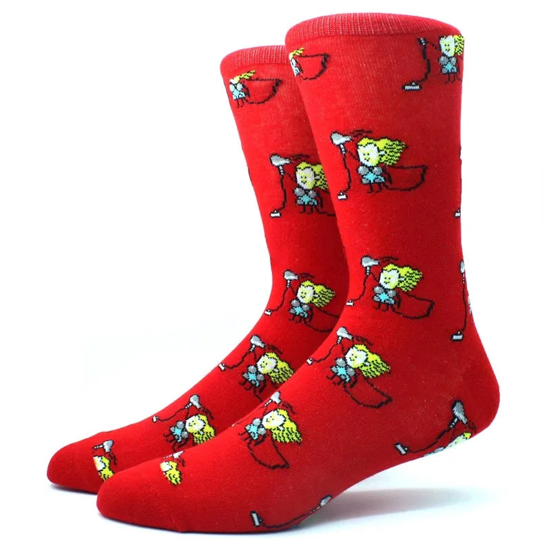 Thor 'Chibi' Crew Socks — Little Sock Store