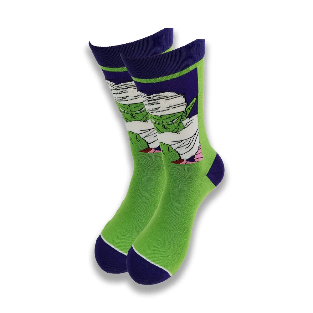Dragon Ball Z 'Printed Piccolo' Crew Socks — Little Sock Store