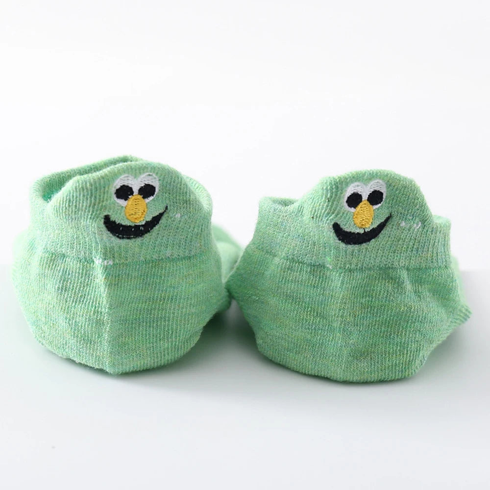 Sesame Street 'Ernie | Big Smile' Ankle Socks — Little Sock Store