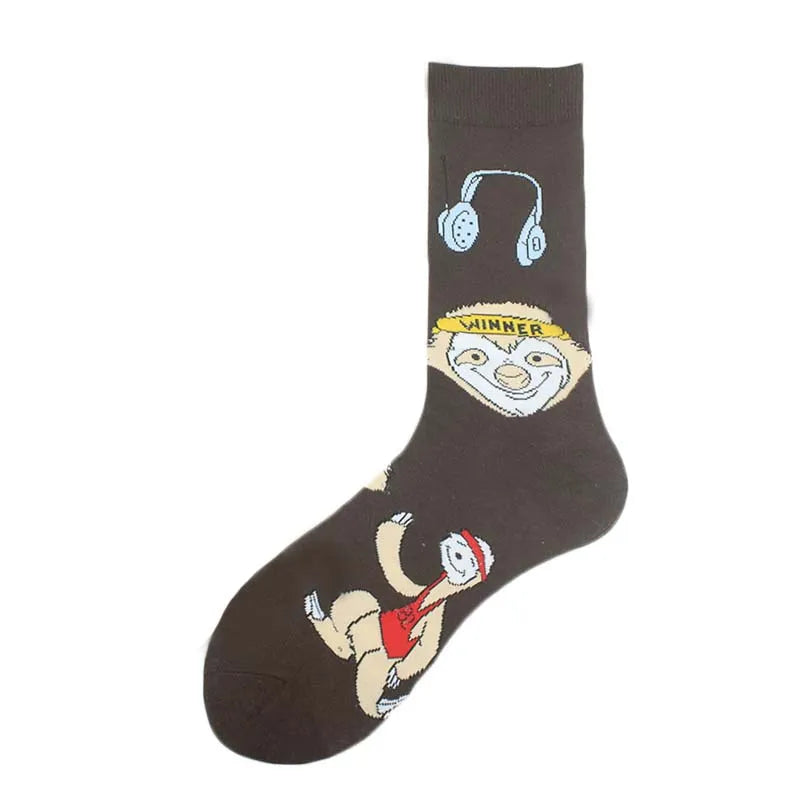 'Winner Sloth' Crew Socks — Little Sock Store