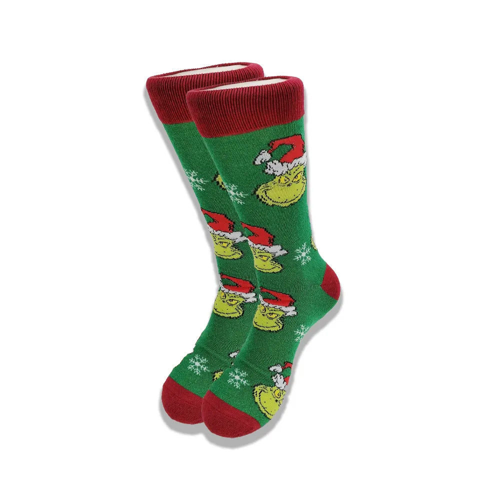 How The Grinch Stole Christmas 'Grinning Grinch' Crew Socks — Little ...