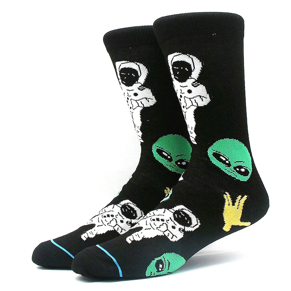 Alien and Astronaut Crew Socks — Little Sock Store