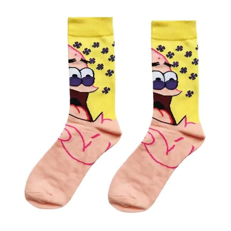 SpongeBob Squarepants 'Patrick Stars' Crew Socks — Little Sock Store