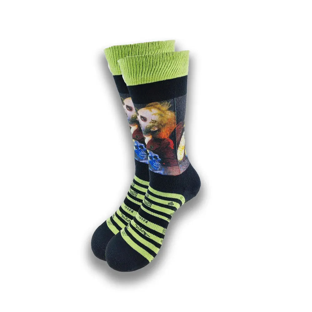 Beetlejuice 'Heres Johnny' Crew Socks — Little Sock Store