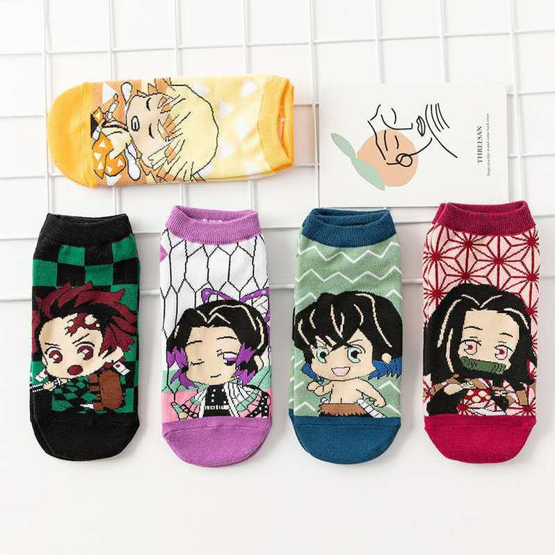 Demon Slayer 'Kawaii Nezuko' Ankle Socks — Little Sock Store