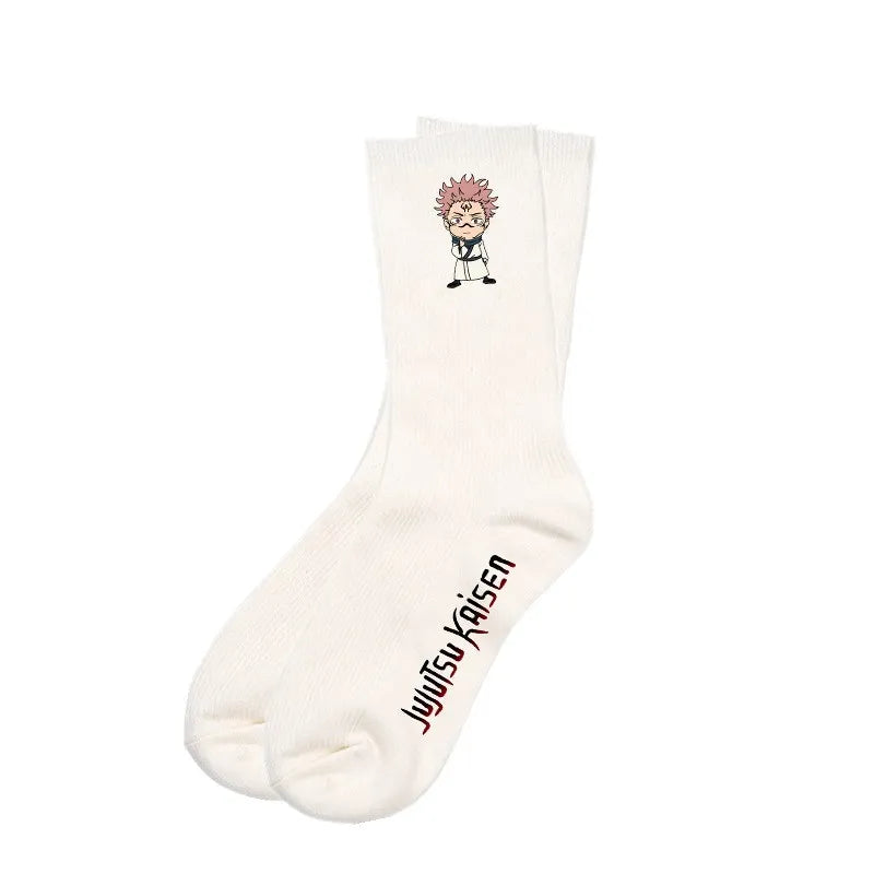 Jujutsu Kaisen 'Ryomen Sukuna' Crew Socks — Little Sock Store