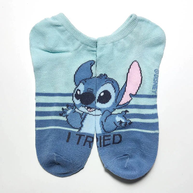 Lilo And Stitch 'I Tried' Ankle Socks — Little Sock Store