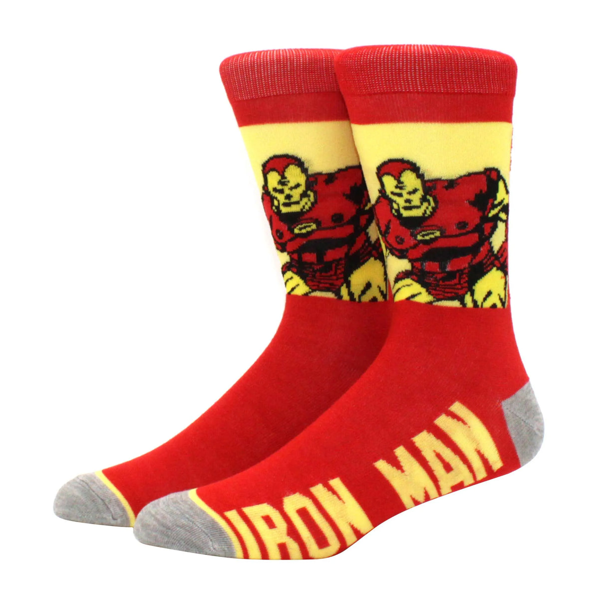 Iron Man 'Comic Strip' Crew Socks — Little Sock Store