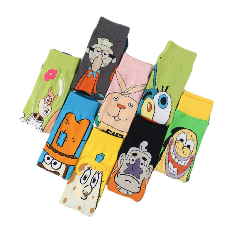 Spongebob 'Sandy Cheeks' Crew Socks — Little Sock Store