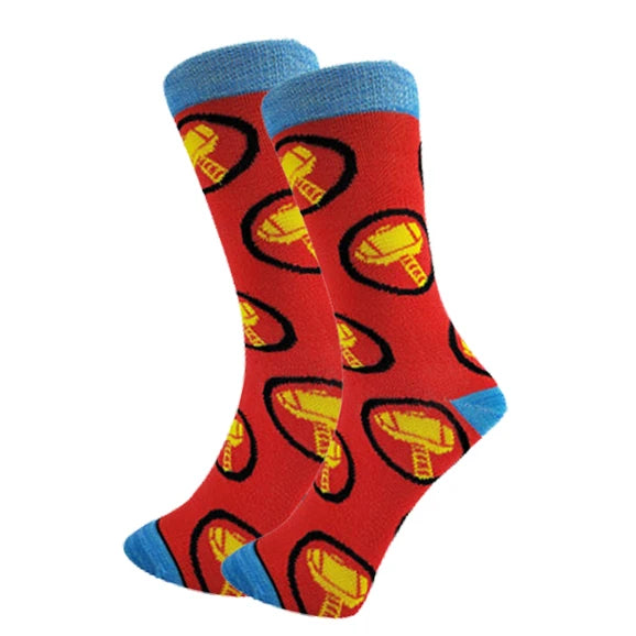 Thor 'Hammer Logo' Crew Socks — Little Sock Store
