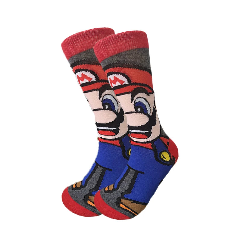 Super Mario Bros 'Mario Animated' Crew Socks — Little Sock Store