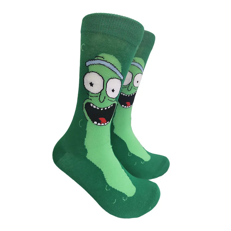 Rick and Morty 'Pickle Rick' Crew Socks — Little Sock Store