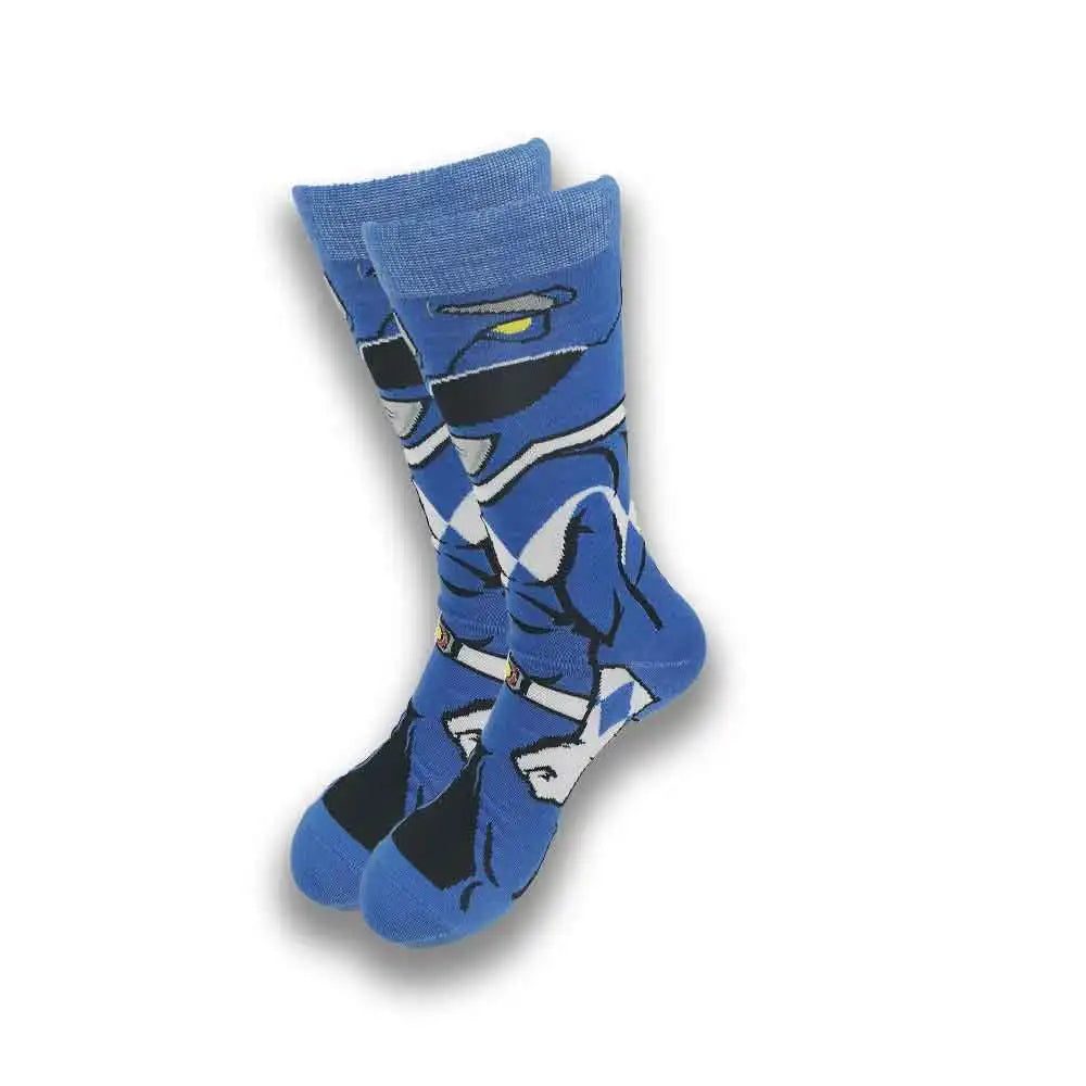 Power Rangers 'Blue Ranger' Crew Socks — Little Sock Store