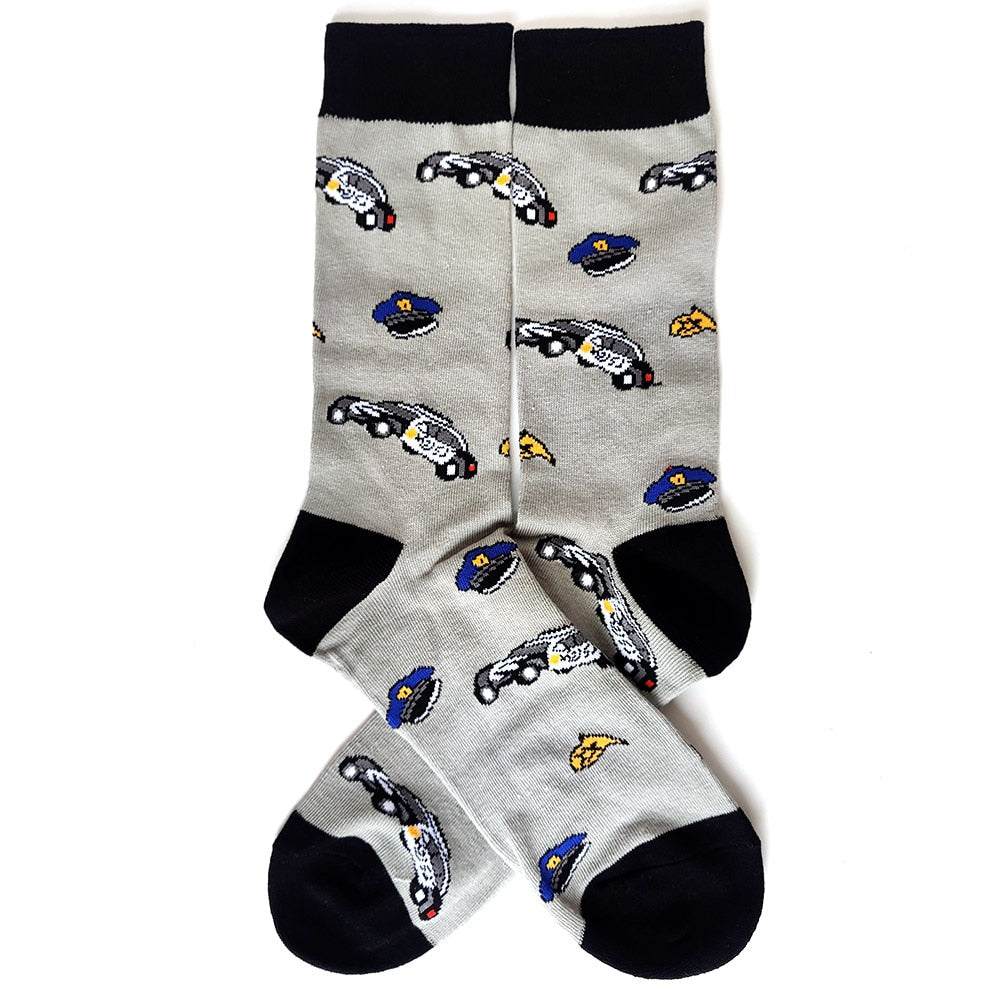 'Police Cars' Crew Socks — Little Sock Store