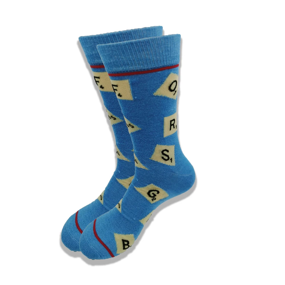 Scrabble Crew Socks — Little Sock Store