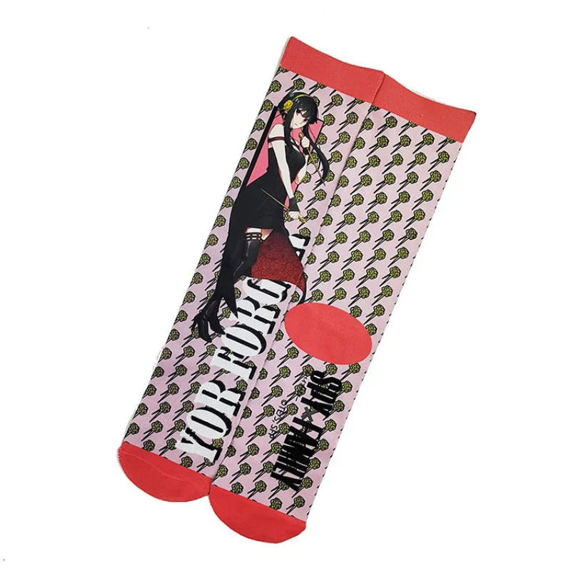 SPY×FAMILY 'Yor Forger' Crew Socks — Little Sock Store