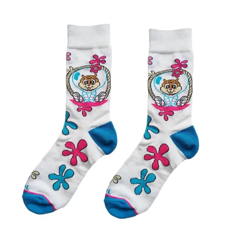 SpongeBob Squarepants 'Cute Sandy' Crew Socks — Little Sock Store
