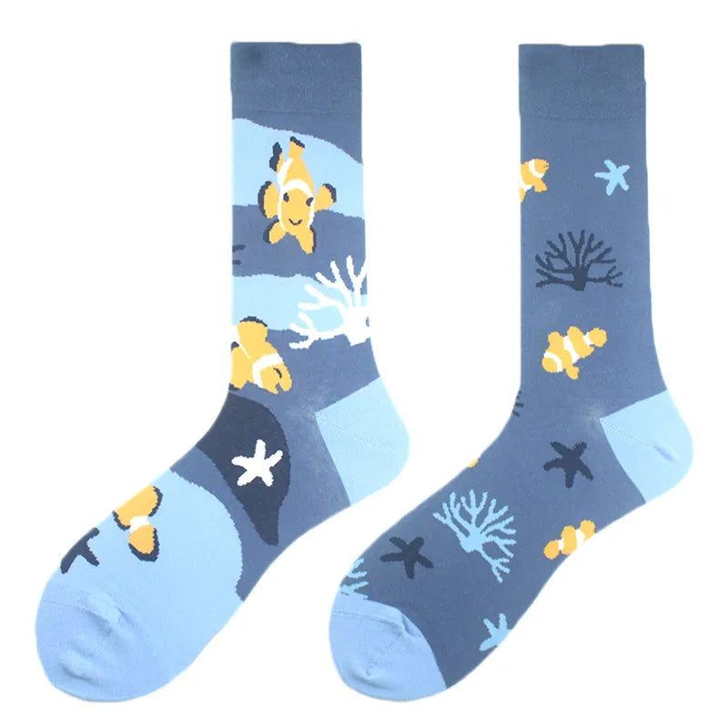 Mismatch 'Under The Sea' Crew Socks — Little Sock Store