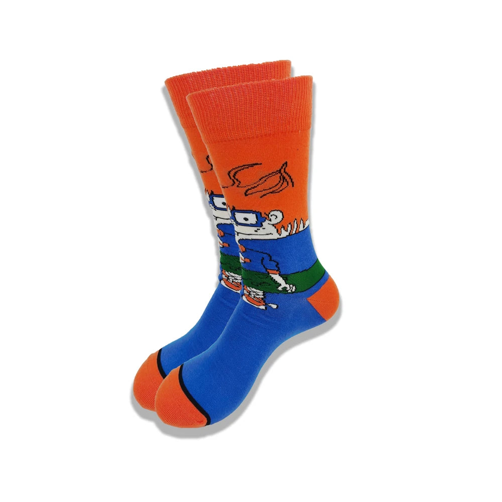 Rugrats 'Chuckie' Crew Socks — Little Sock Store