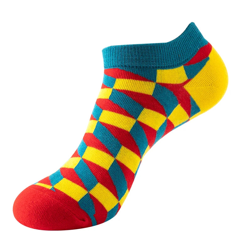 'Blue Rope with Yellow' Ankle Socks — Little Sock Store