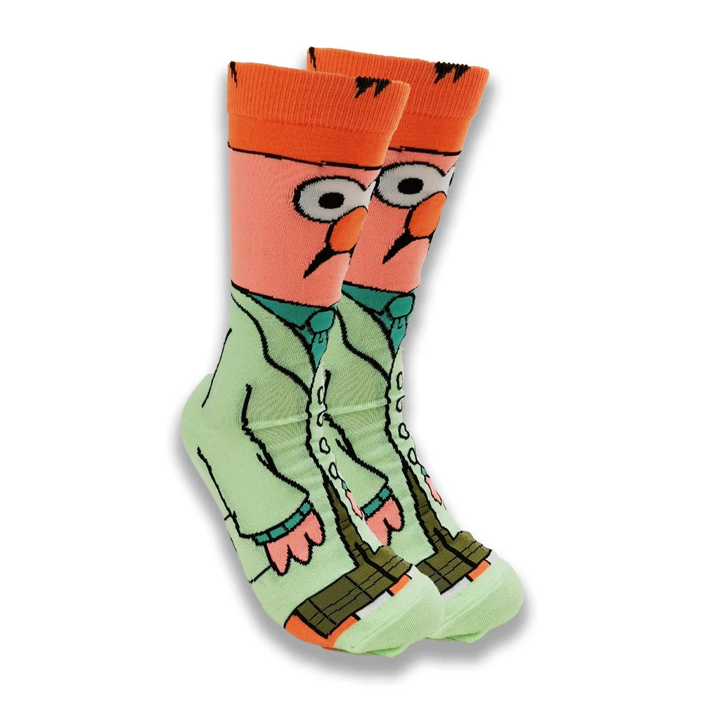The Muppet Show 'Beaker Muppet' Crew Socks — Little Sock Store