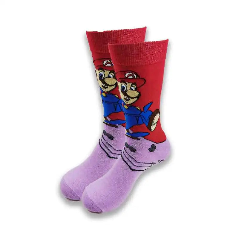 Super Mario 'Cool Mario' Crew Socks — Little Sock Store