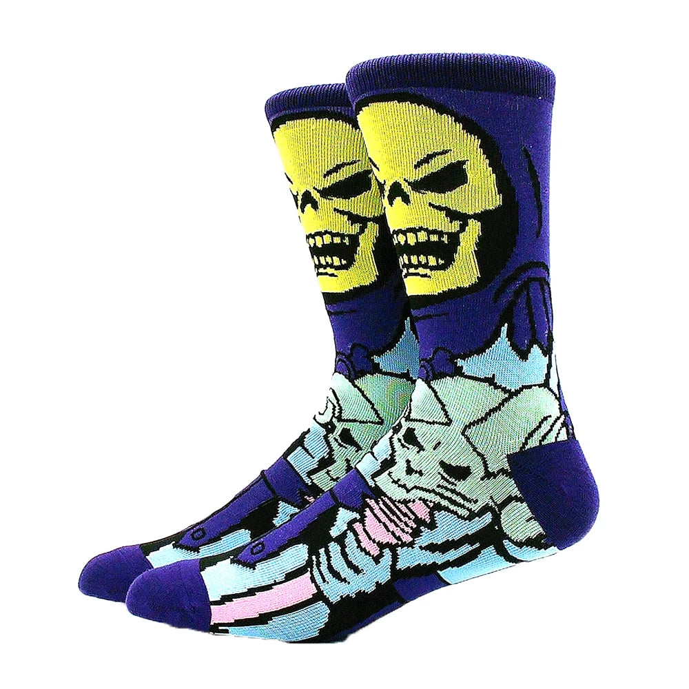 Masters of the Universe 'Skeletor | Bones' Crew Socks — Little Sock Store