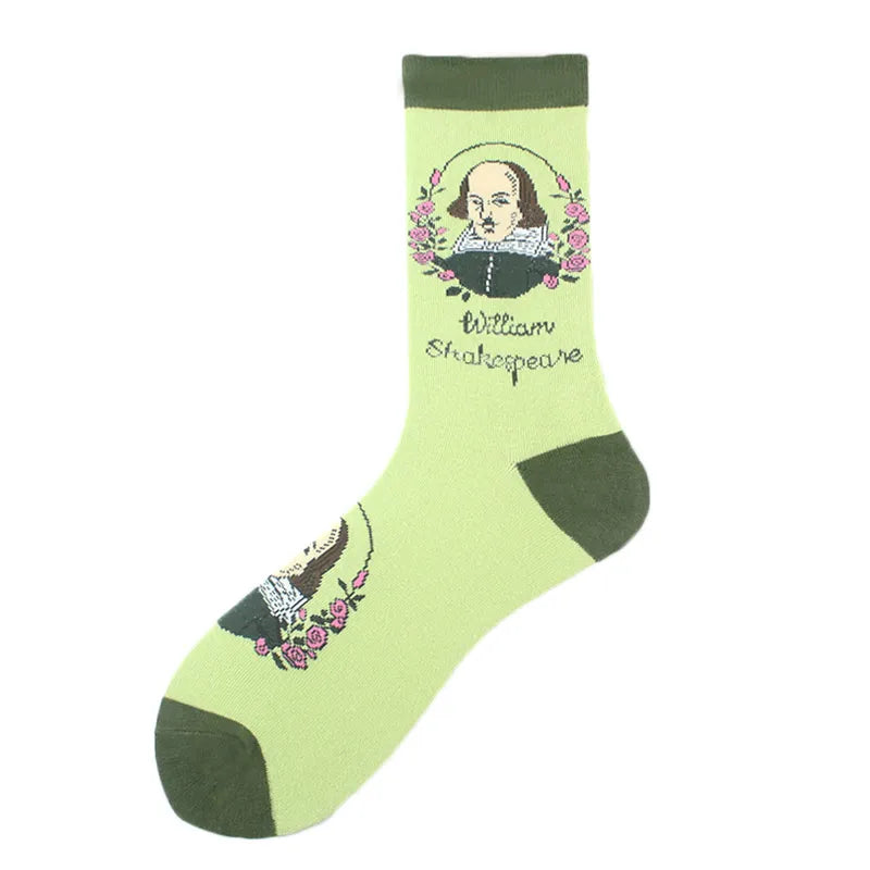 'William Shakespeare' Crew Socks — Little Sock Store
