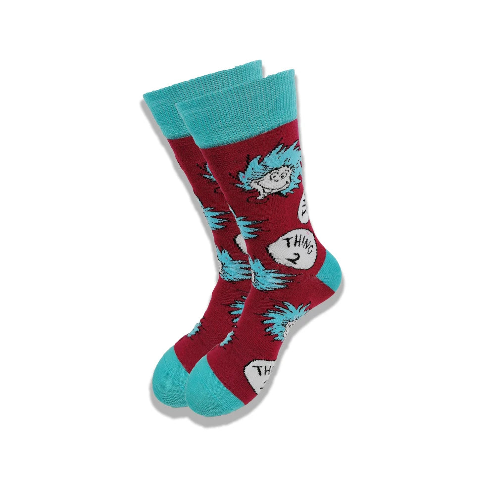 Dr. Seuss 'Thing One' Crew Socks — Little Sock Store