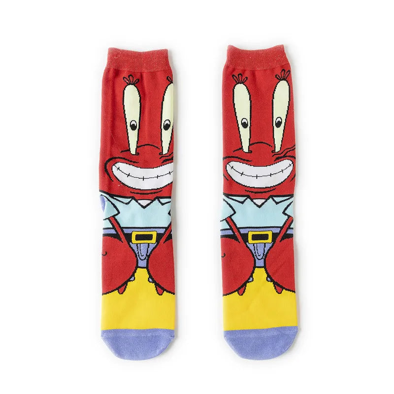 SpongeBob SquarePants 'Mr. Krabs' Crew Socks — Little Sock Store