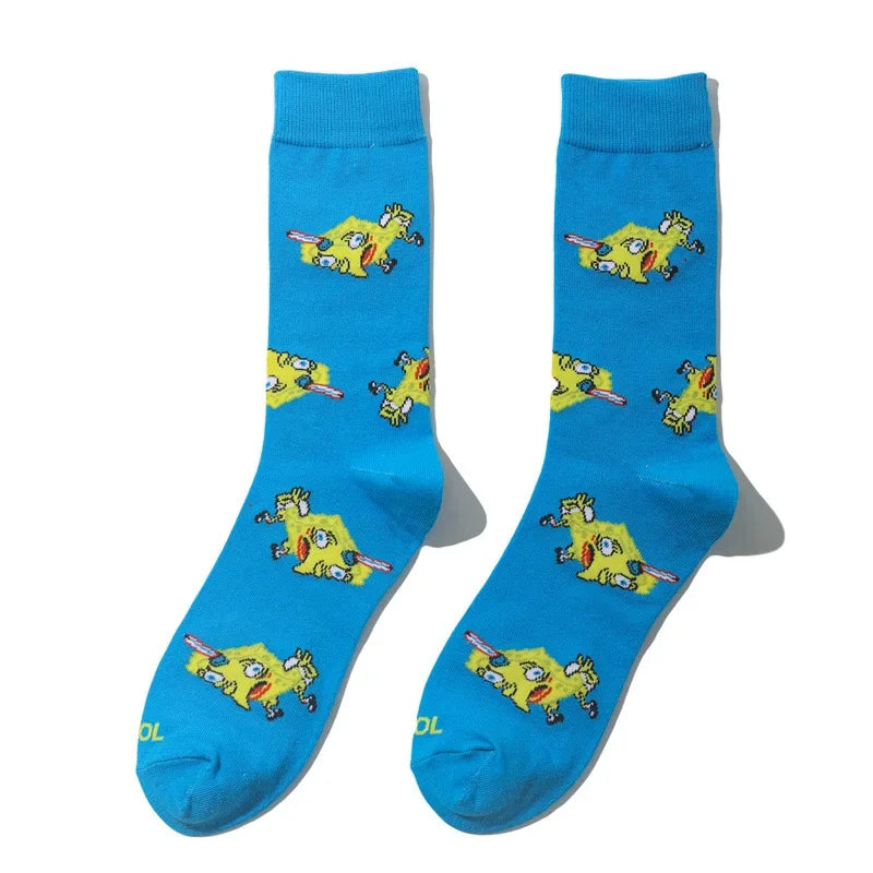 SpongeBob Squarepants 'Special Sponge' Crew Socks — Little Sock Store