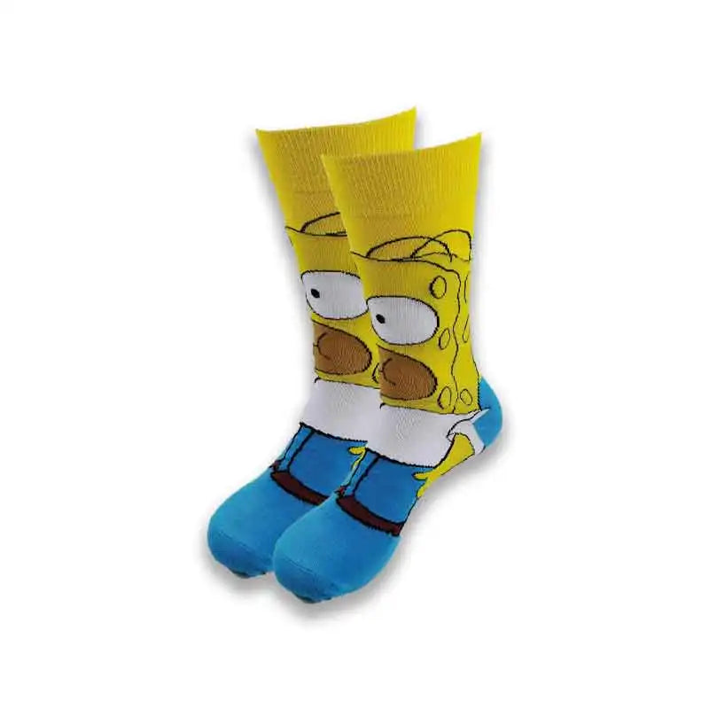 The Simpsons 'Simply Homer' Crew Socks — Little Sock Store