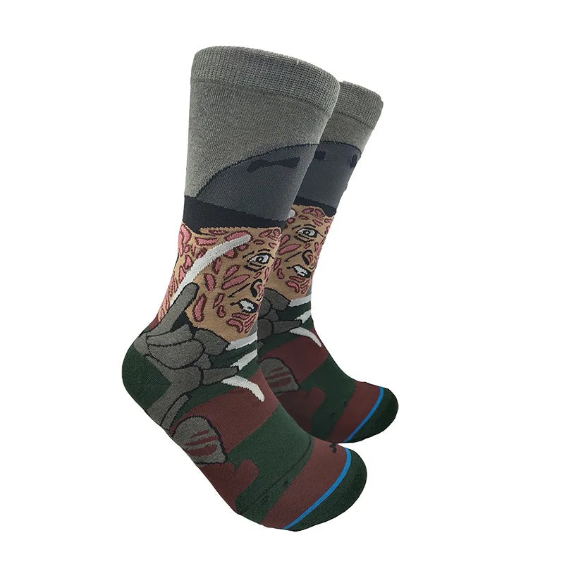 A Nightmare on Elm Street 'Freddy Krueger' Crew Socks — Little Sock Store
