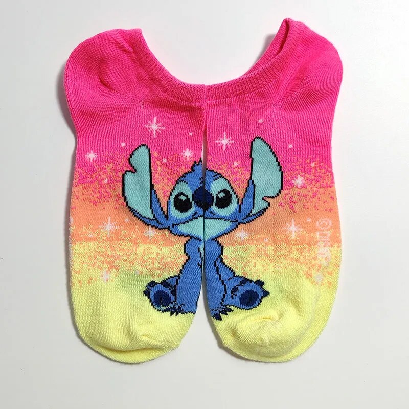 Lilo And Stitch 'Smiling Stitch' Ankle Socks — Little Sock Store