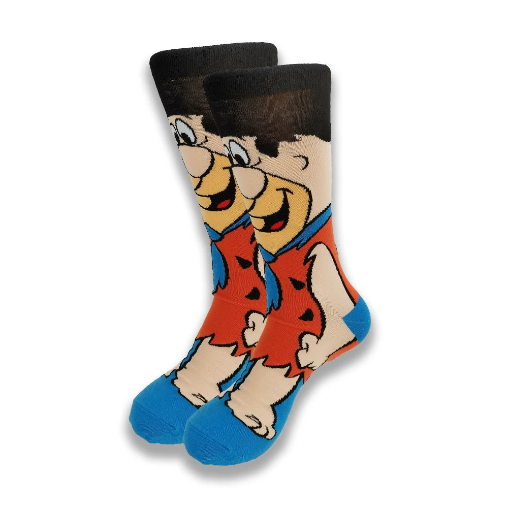 The Flintstones 'Fred Flintstone' Crew Socks — Little Sock Store