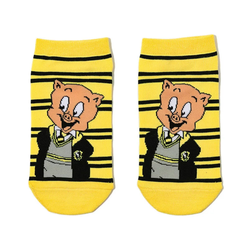 Looney Tunes 'Porky Pig' Ankle Socks — Little Sock Store