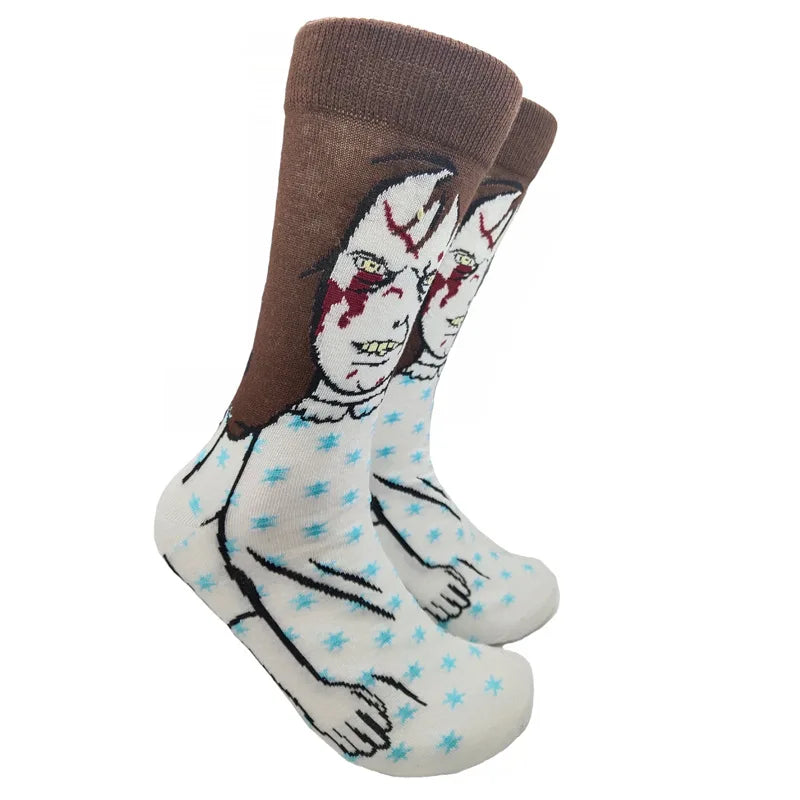 The Exorcist 'Regan MacNeil' Crew Socks — Little Sock Store