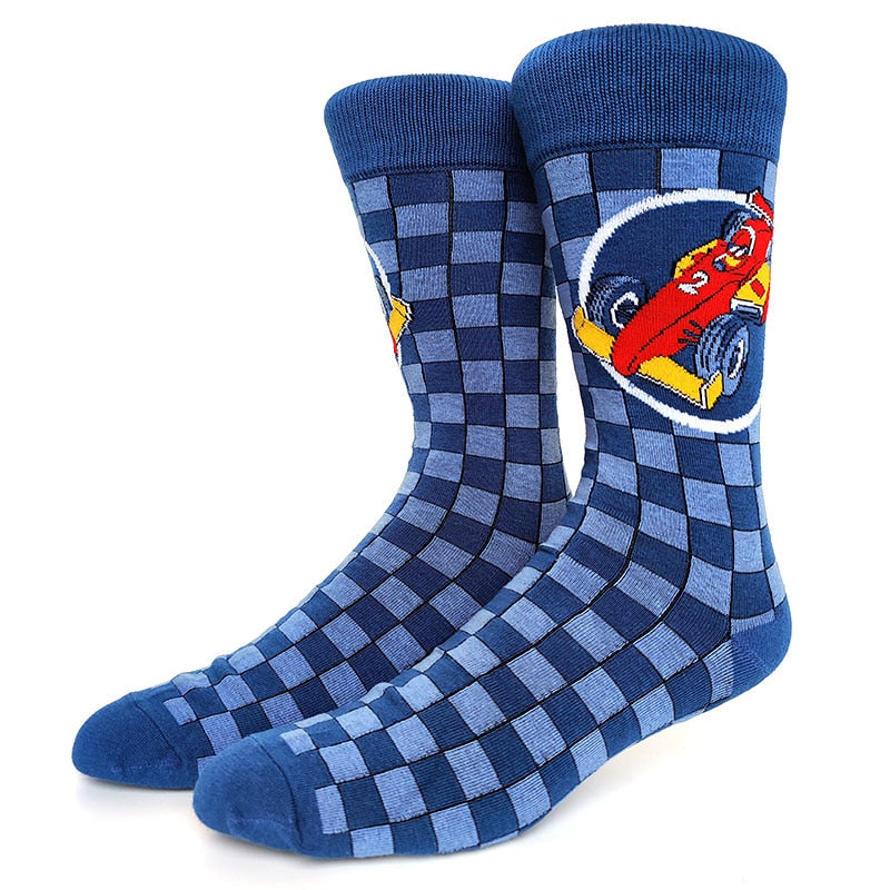 'F1 Racer' Crew Socks — Little Sock Store