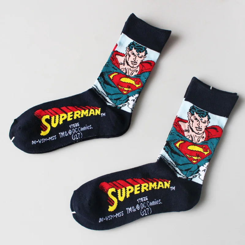 Superman 'Metropolis Comic' Crew Socks — Little Sock Store