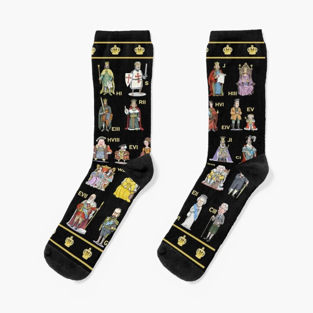 The British Monarchs Crew Socks — Little Sock Store