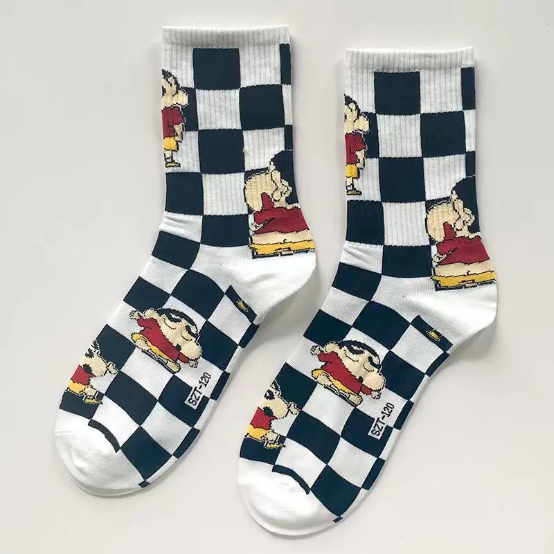 Crayon Shin-chan 'Shinnosuke' Crew Socks — Little Sock Store