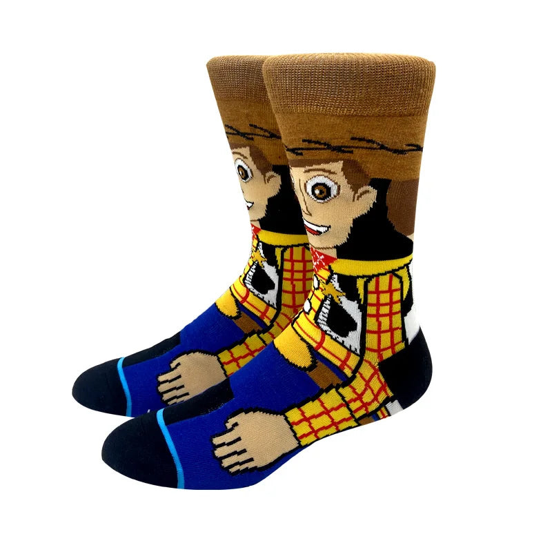 Toy Story 'Woody Pattern' Crew Socks — Little Sock Store
