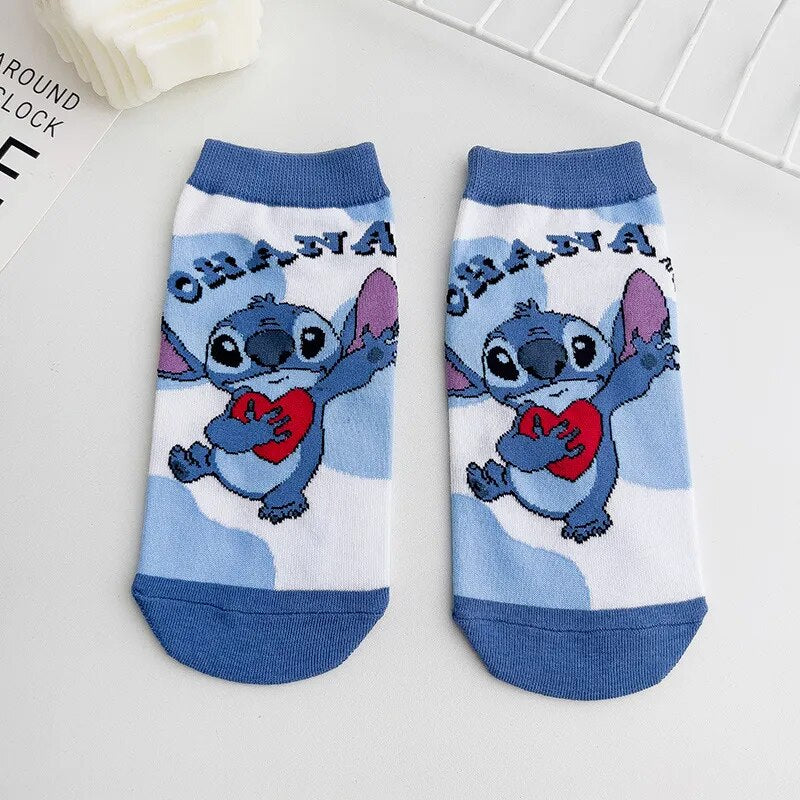 Lilo And Stitch 'Dancing Stitch' Ankle Socks — Little Sock Store