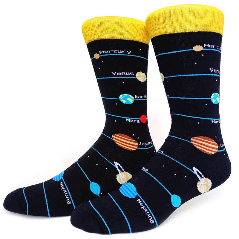 'Solar System' Crew Socks — Little Sock Store