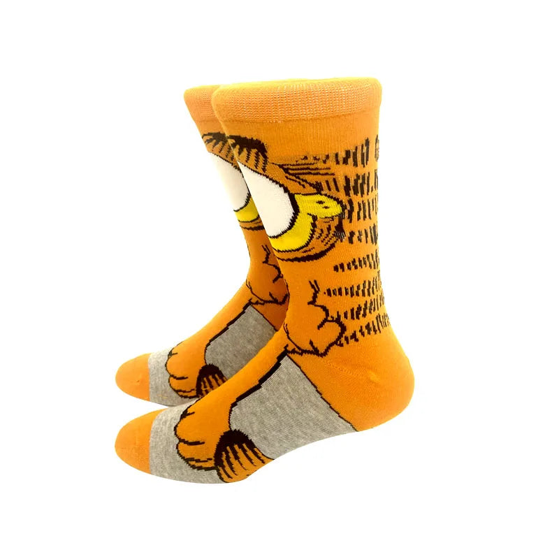 'Garfield' Crew Socks — Little Sock Store