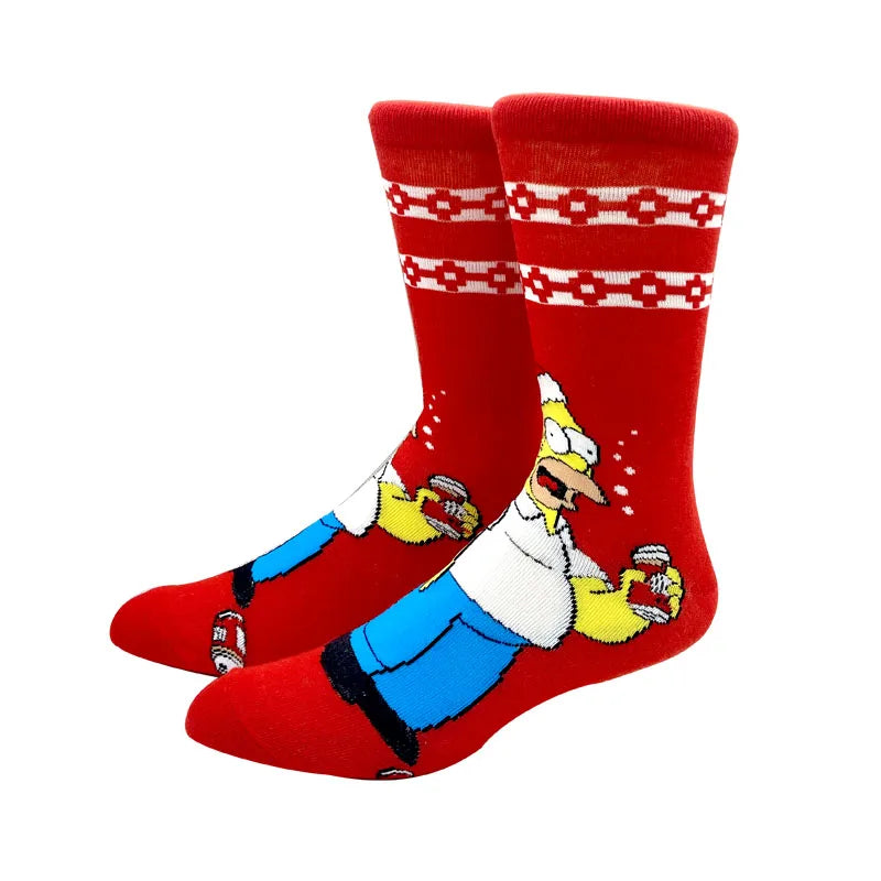 The Simpsons 'Homer | Coffee' Crew Socks — Little Sock Store