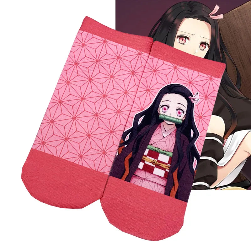 Demon Slayer 'Nezuko Kamado' Ankle Socks — Little Sock Store