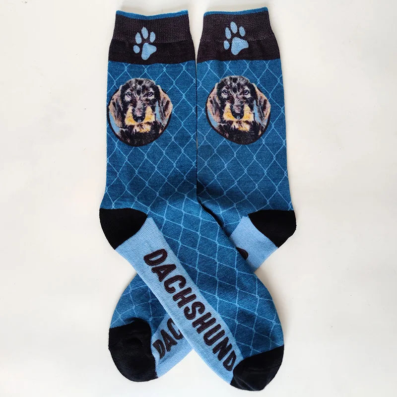 Dogs 'Dachshund' Crew Socks — Little Sock Store