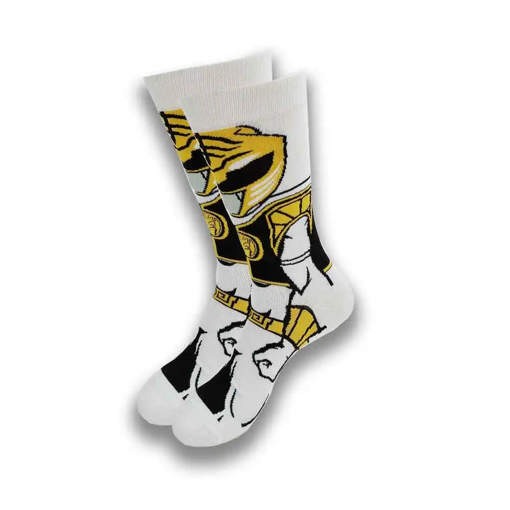 Power Rangers 'White Ranger' Crew Socks — Little Sock Store
